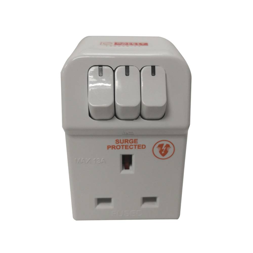 Masterplug surge protector 3 gang adaptor MSWRG3