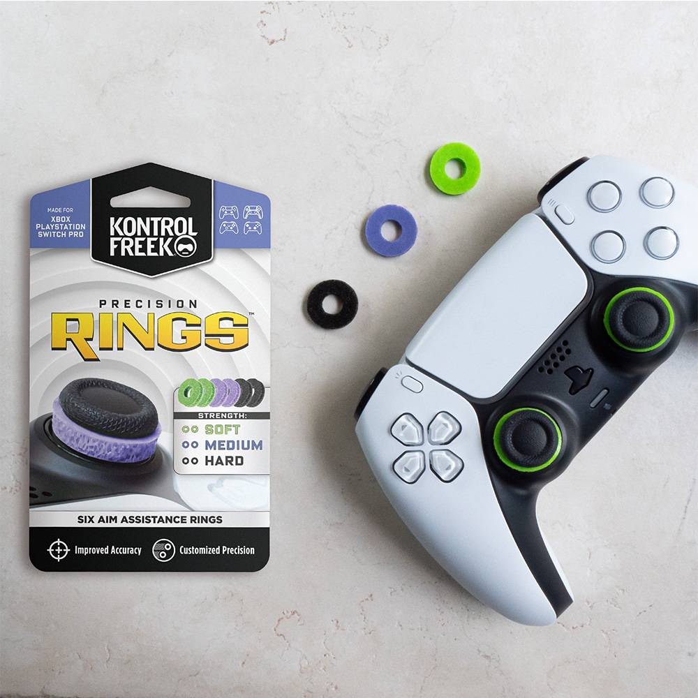 KontrolFreek Precision Rings Six Aim Assistance Thumbstick Rings For ...