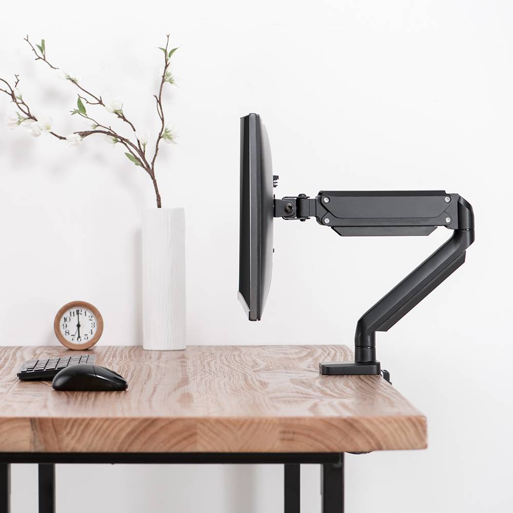 Brateck Premium Single Monitor Stand Aluminum Gas Spring Monitor Arm ...