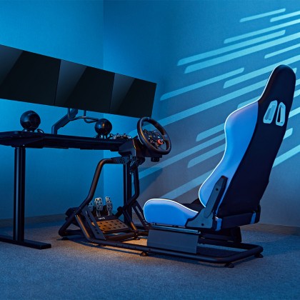 Brateck LRS09 Series Racing Simulator Gaming Cockpit Steering Wheel ...