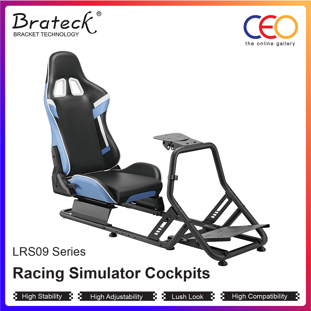 Brateck LRS09 Series Racing Simulator Gaming Cockpit Steering Wheel ...