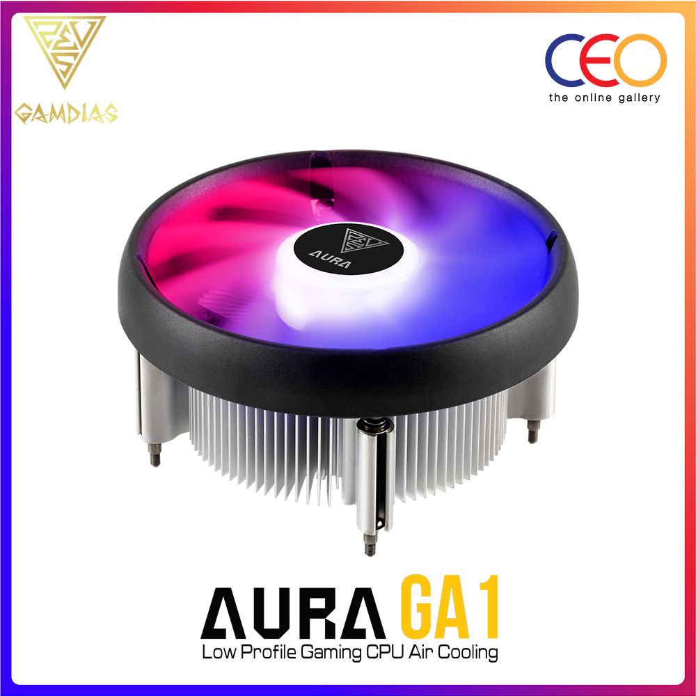 Gamdias AURA GA1 Low Profile CPU Cooler